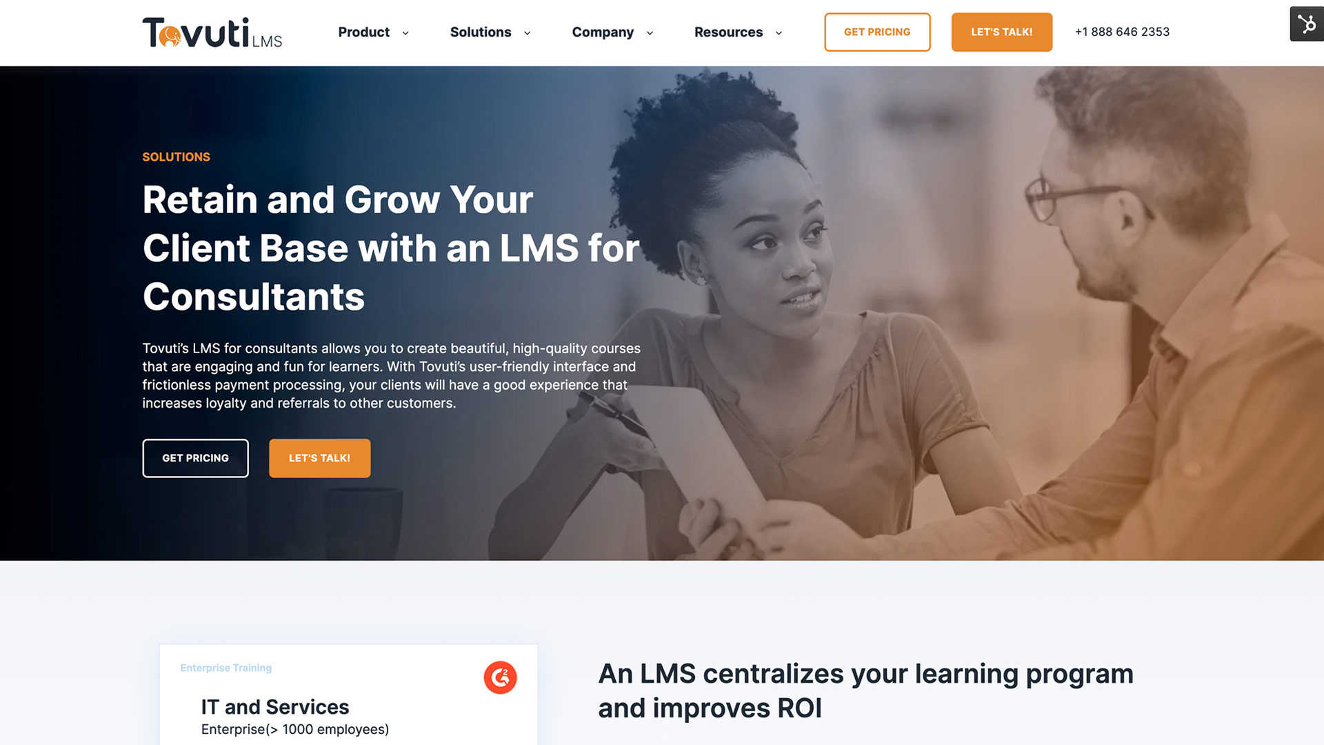 LMS for Consultants | Consulting LMS Platform | Tovuti LMS